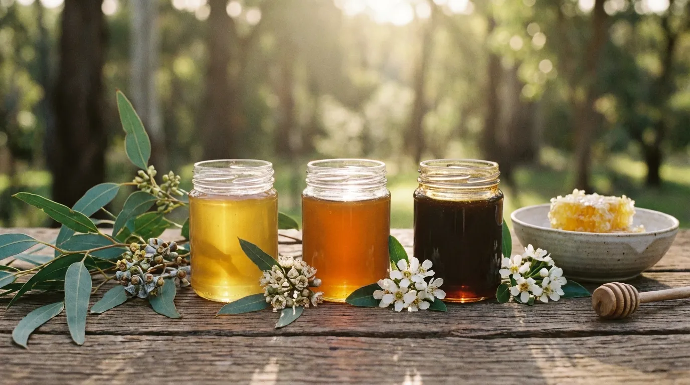 Australian honey varieties guide: Ironbark, Jarrah & Leatherwood